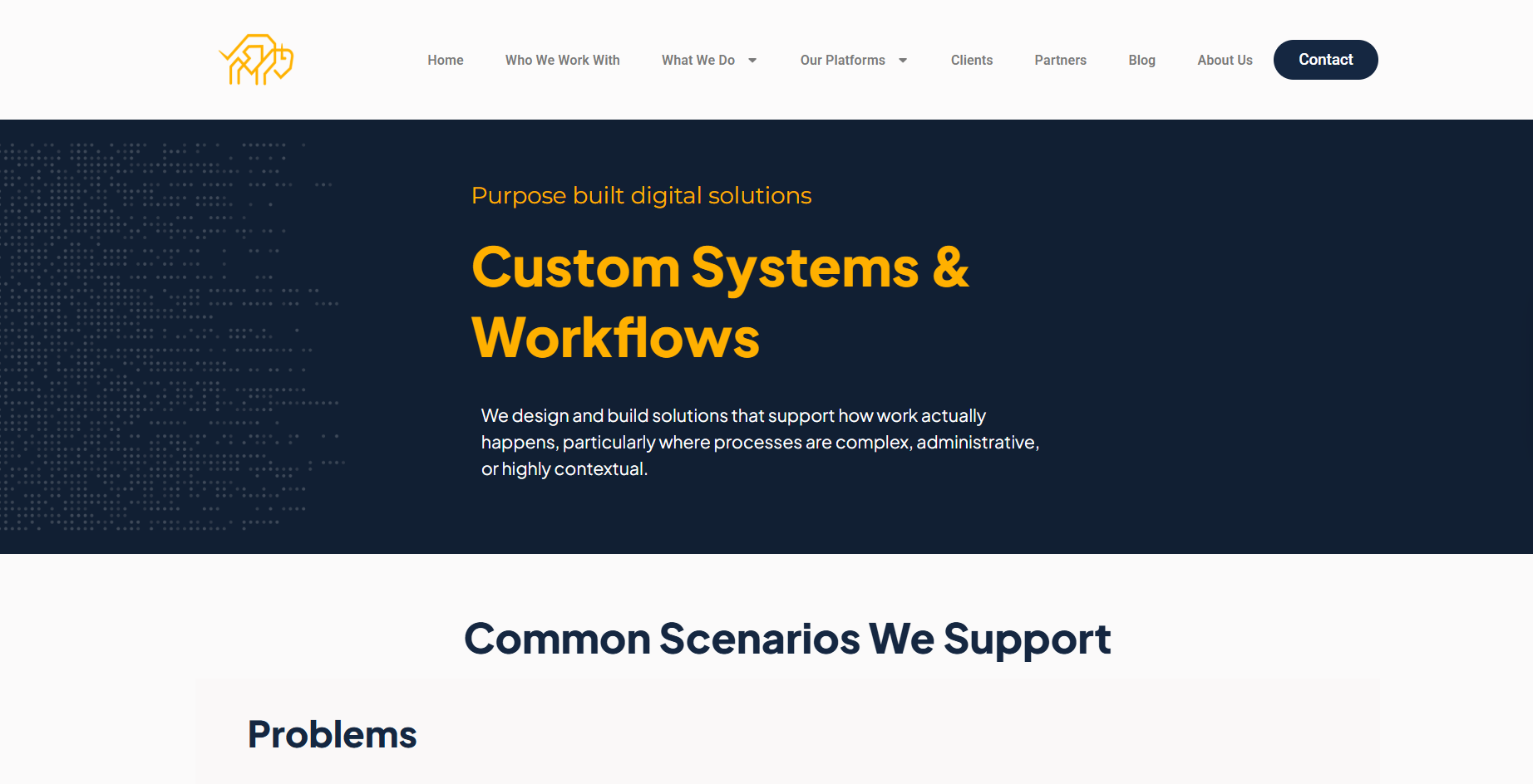 Custom Systems & Workflows - Bizont
